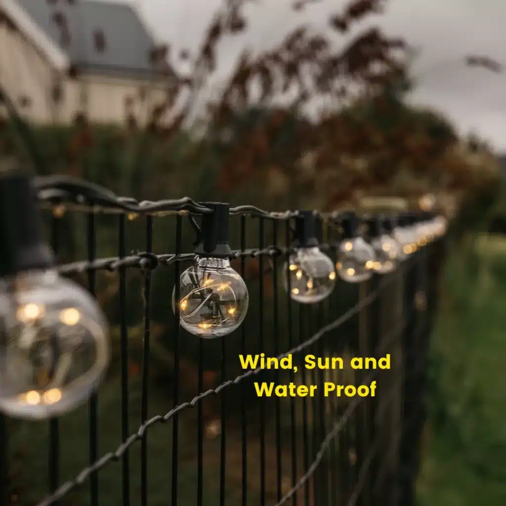 Solar 10m 25 Wire LED Classic String Lights