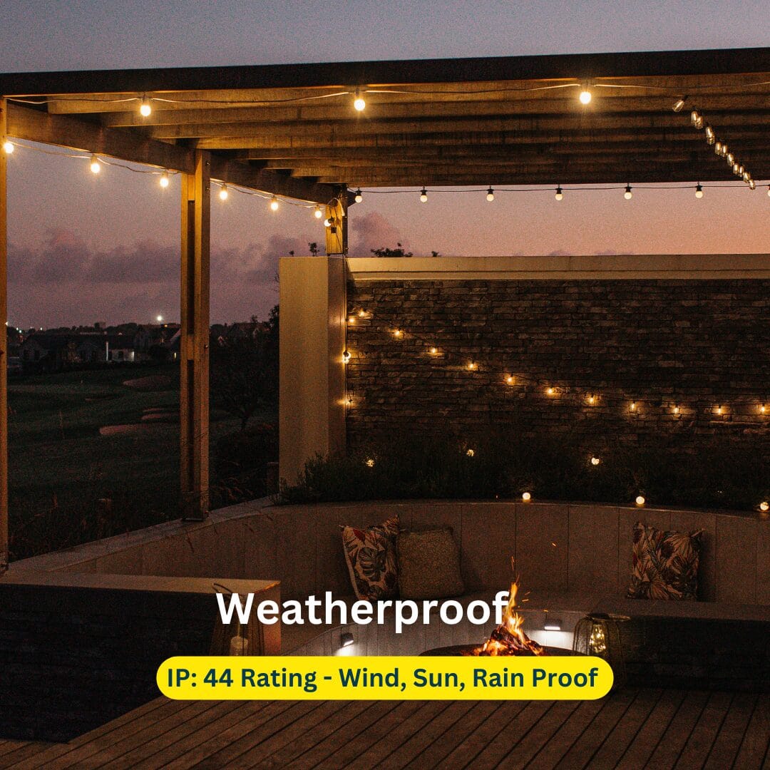 10m Warm White LED String Lights | Connectable Magic