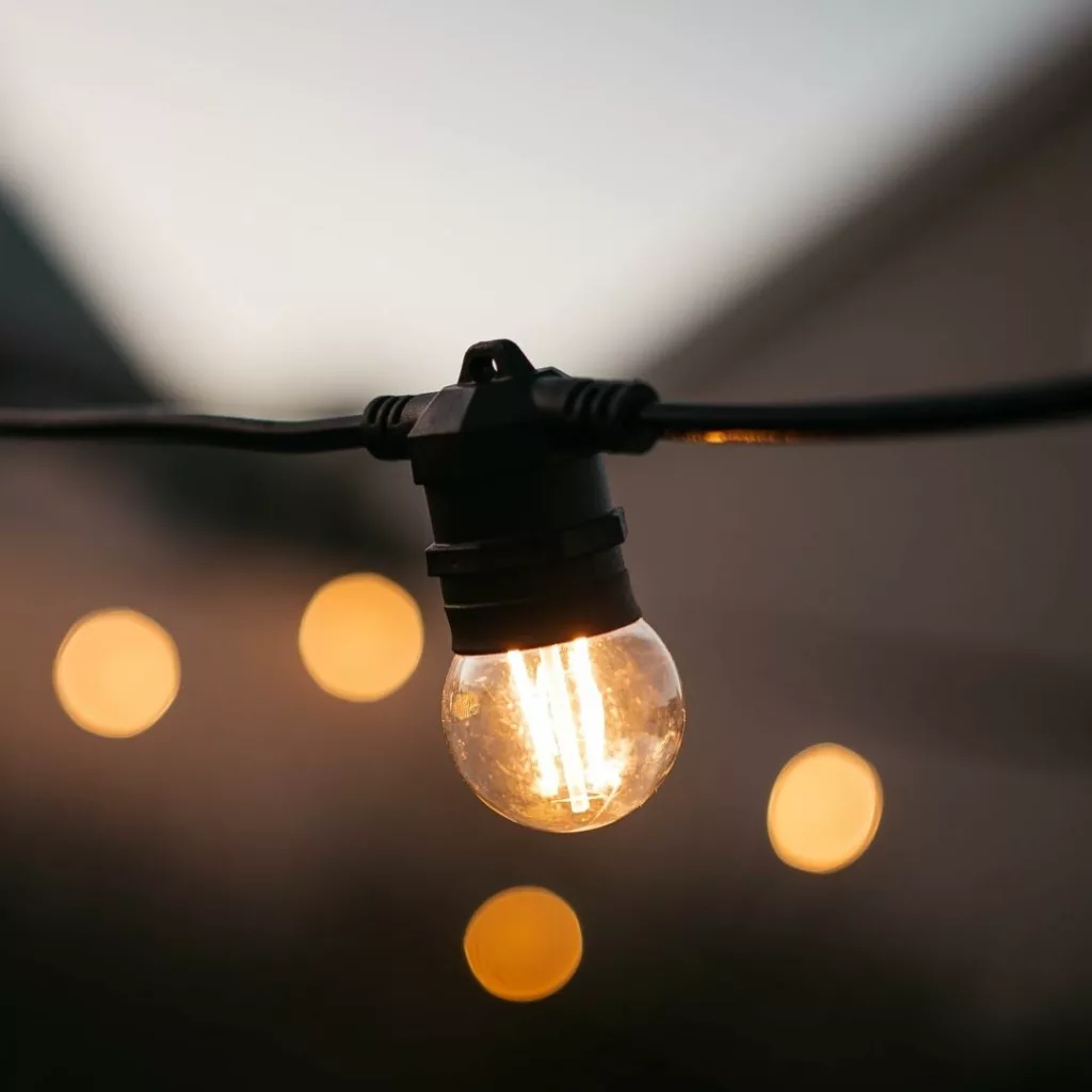 20m Heavy Duty Warm White LED String Lights | Connectable