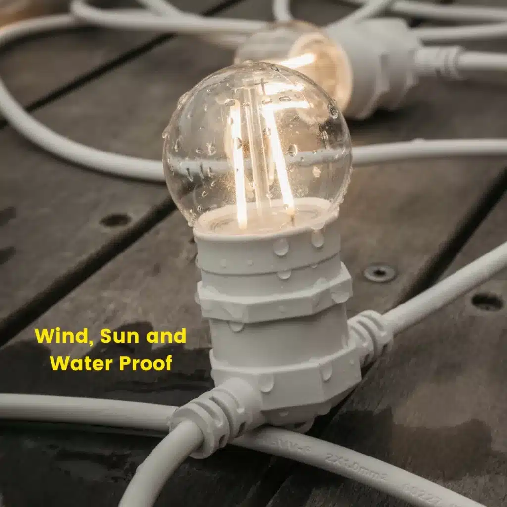 20m Warm White LED String Lights | Perfect for your Outdoors