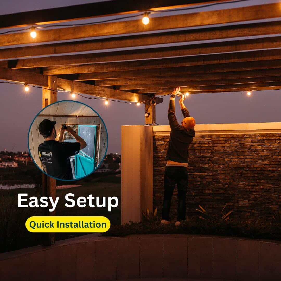 10m Warm White LED String Lights | Connectable Magic