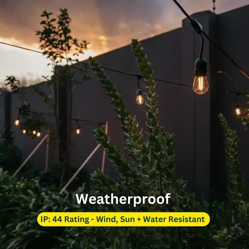 String Lighting - 10m LED Festoon Outdoor Drop String Lights