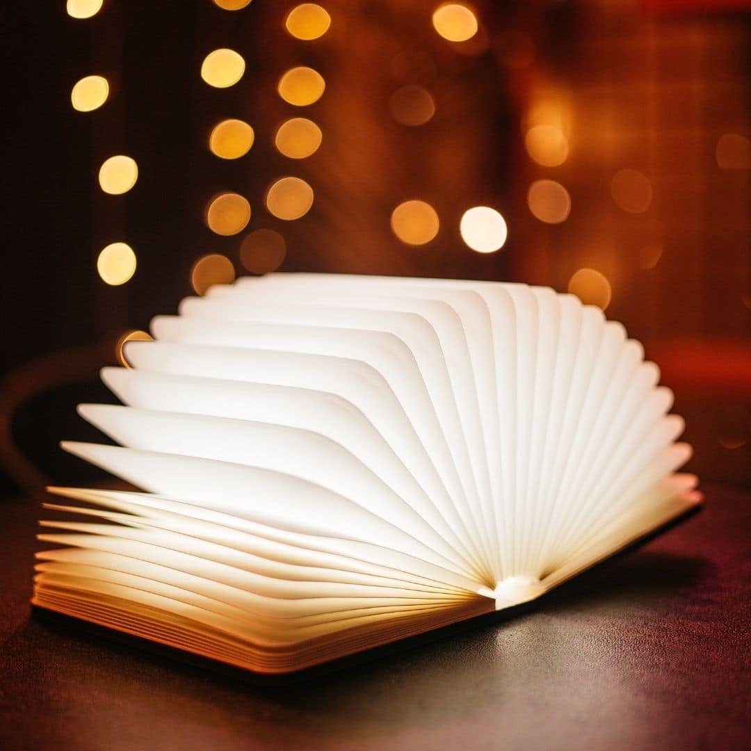Night Light - Novelty Rechargeable LED Book for Reading