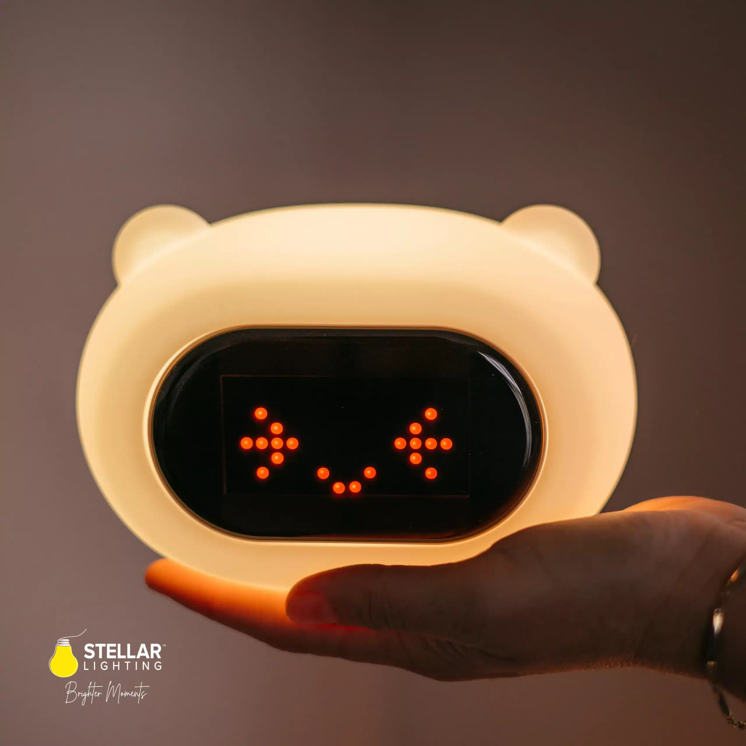 Stellar Lighting - Rechargeable LED Kids CLOCK Night Light