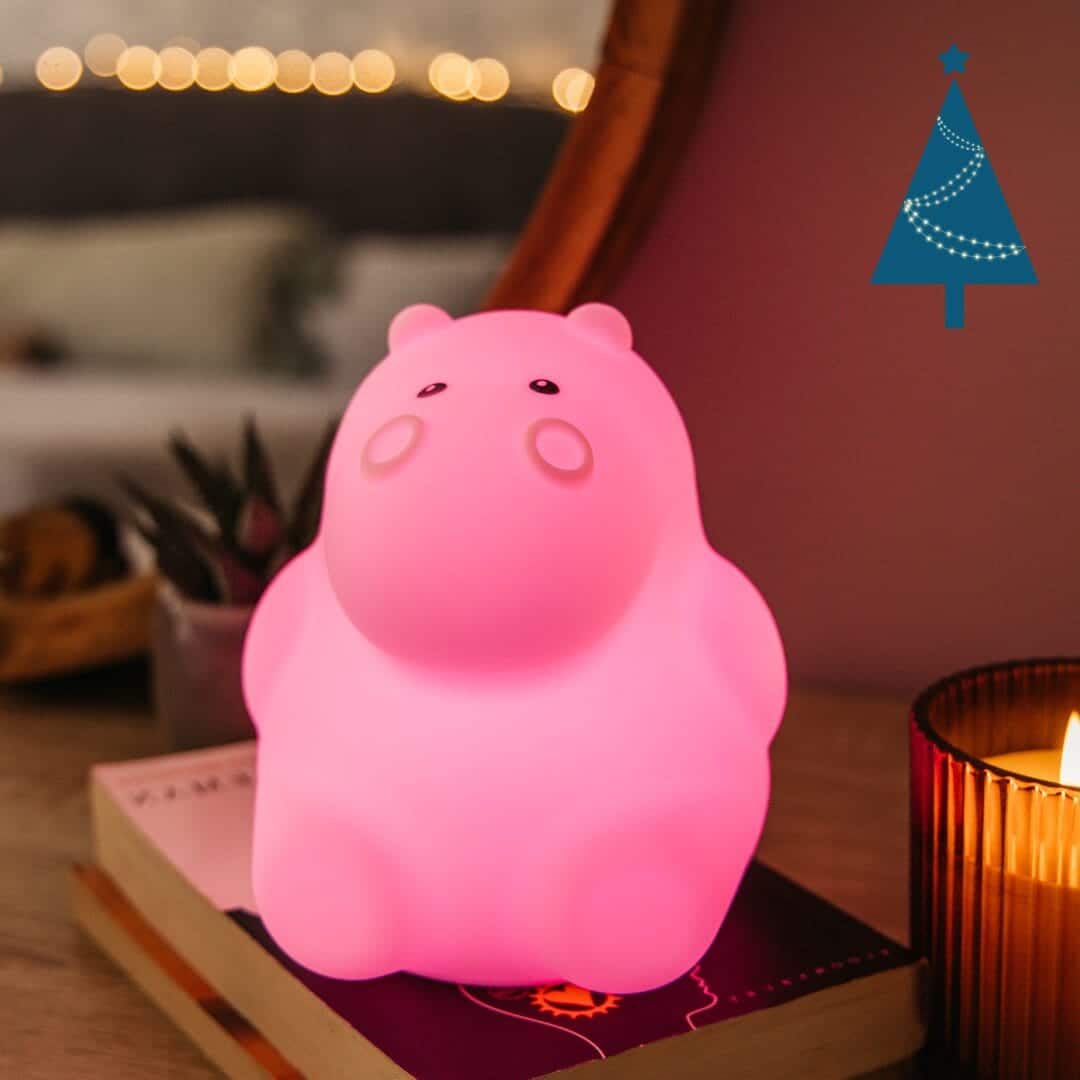 Night Light - Rechargeable LED Kids HIPPO