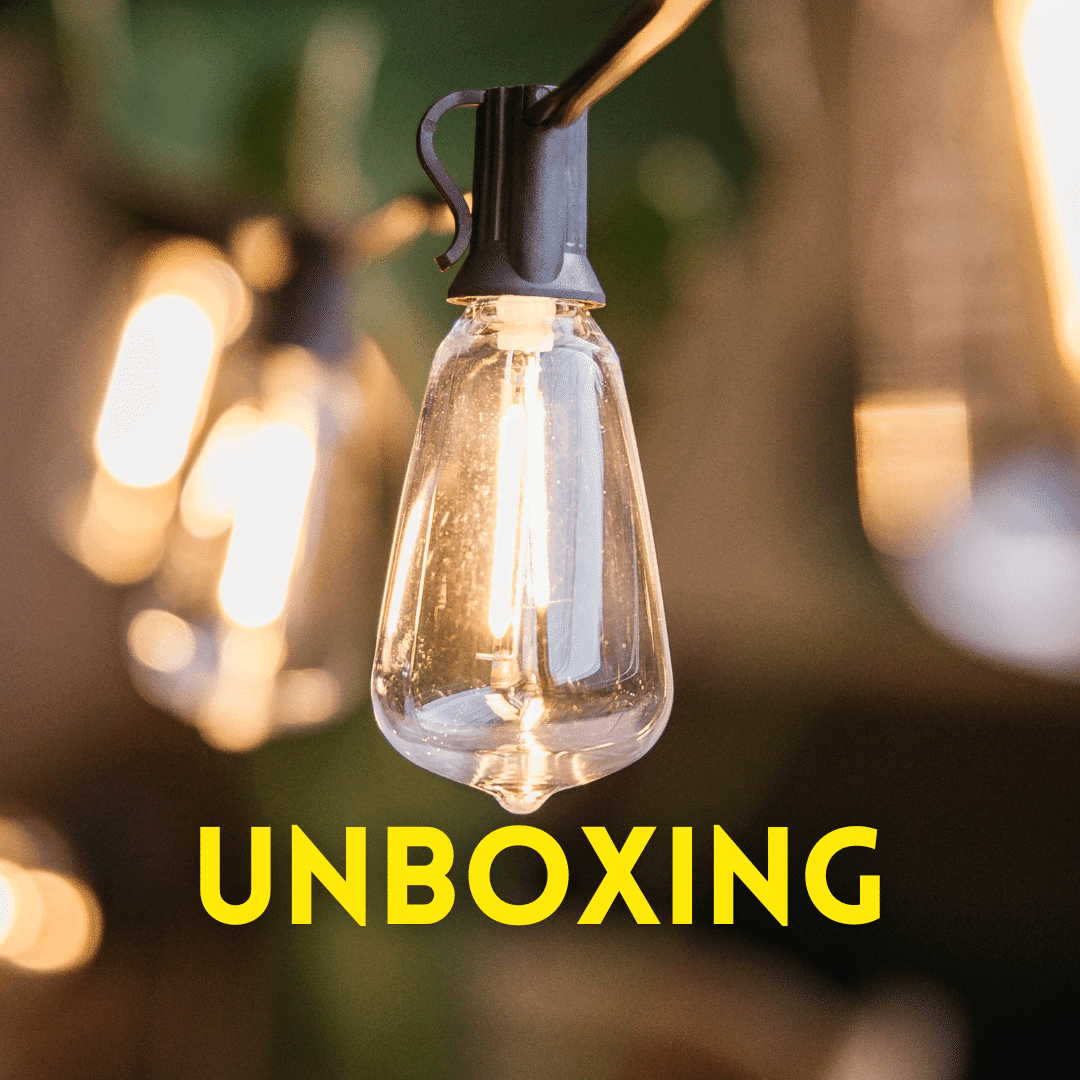 10m 25 Vintage LED Bulb String Lights For Your Garden