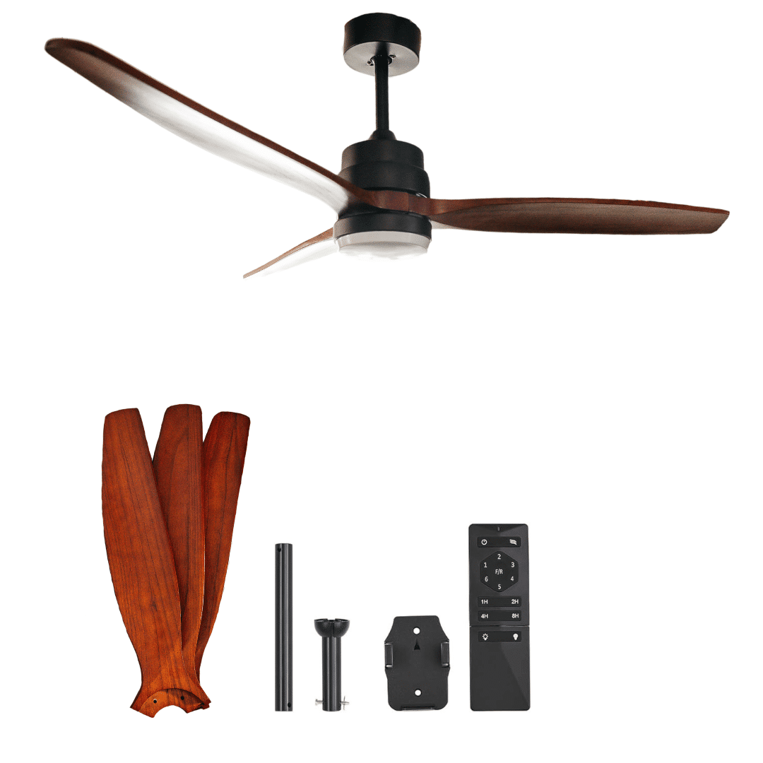 52-Inch Ceiling Fan with Light and Remote Control